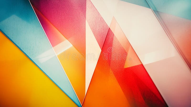 Colorful Abstract Shapes Create a Vibrant Visual Experience in Modern ...