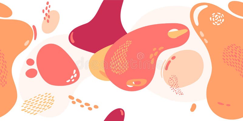 Colorful Abstract Shapes.Dynamical Colored Forms.Seamless Pattern Stock ...