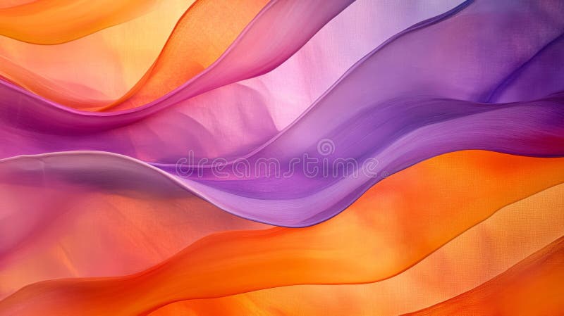 Colorful Abstract Silk Fabric in Motion, Dynamic Flow. Artistic ...