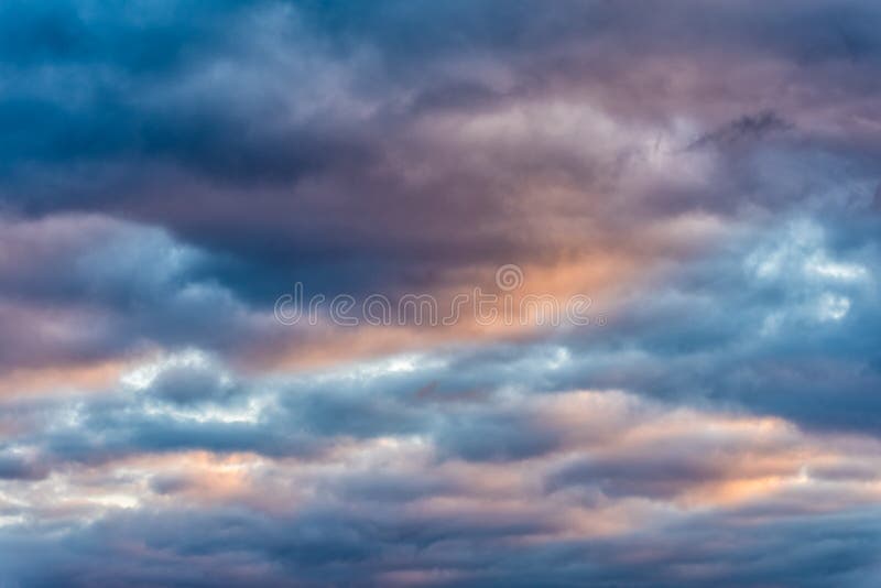 Colorful Abstract Sky and Clouds Stock Image - Image of cloudy, bright ...