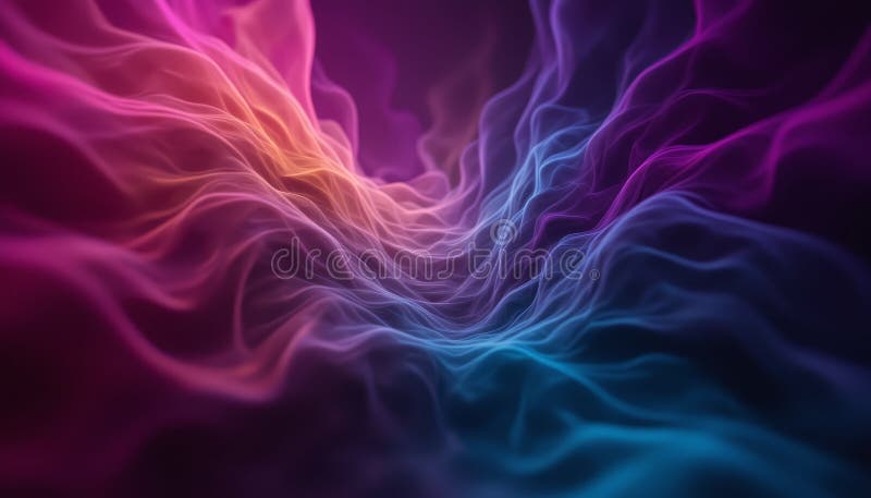 Colorful Abstract Smoke Background, Swirling Patterns and Gradient ...