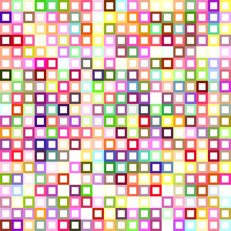 Colorful Square Pattern Background Stock Vector - Illustration of ...