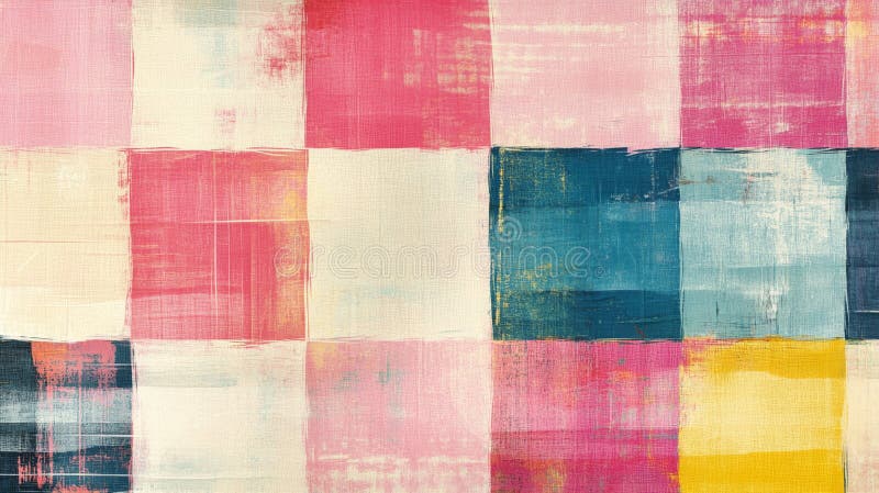 Colorful Abstract Square Pattern Texture Stock Illustration ...
