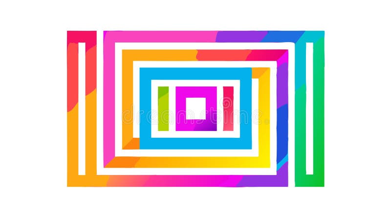 Colorful Abstract Stacked Diamond Pattern Vibrant Geometric Design ...