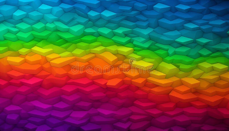 Colorful Abstract Stone Texture Background Rainbow Geometric Pattern ...