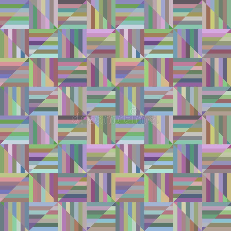 Colorful Abstract Striped Square Pattern - Vector Background Design ...