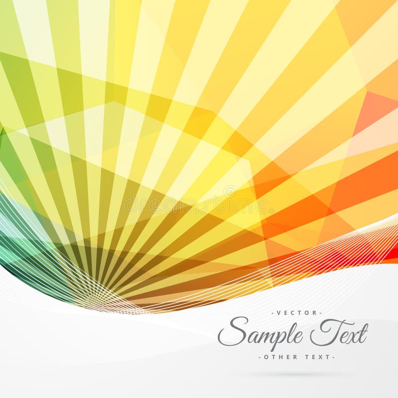 Colorful Abstract Sunburst Background Stock Vector - Illustration of ...