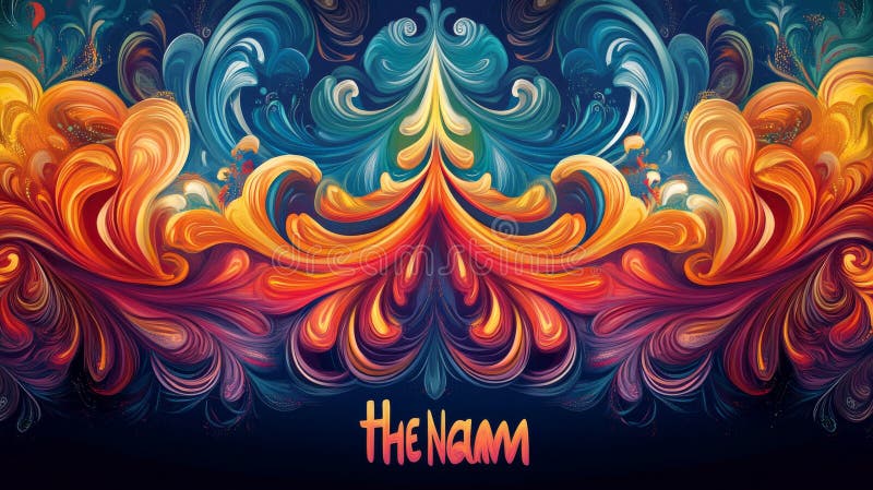 Colorful Abstract Swirl Design Stock Illustration - Illustration of ...