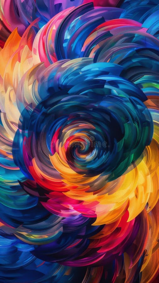 Colorful Abstract Swirl Design Stock Photo - Image of motion, creative ...