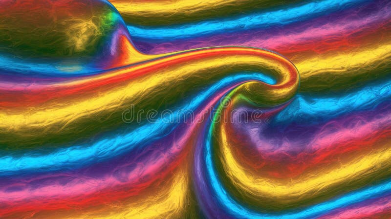 Colorful Abstract Swirls of Fabric Create a Vibrant and Dynamic Visual ...