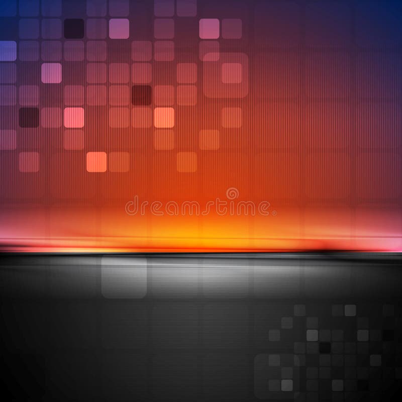 Colorful Abstract Tech Vector Background Stock Vector - Illustration of ...
