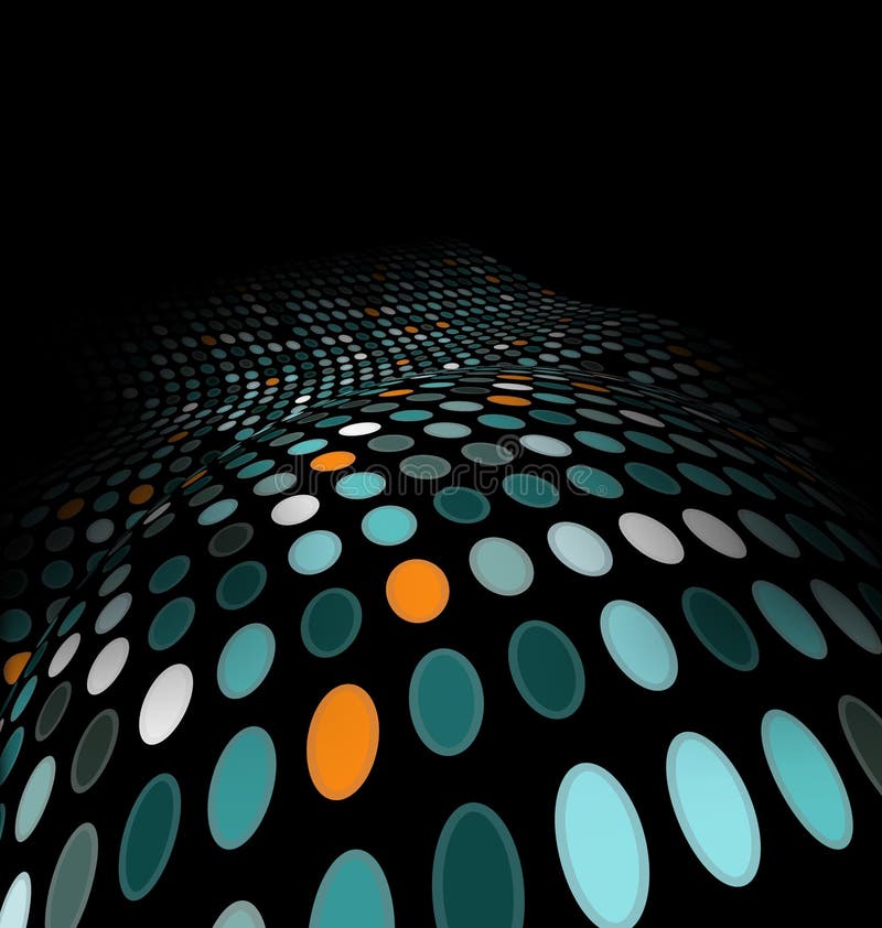 Colorful Abstract Technology Background Stock Illustration ...