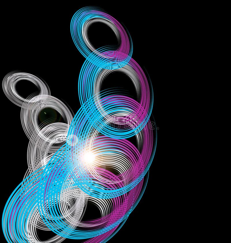 Colorful Abstract Technology Background Stock Vector - Illustration of ...