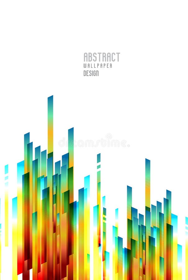 Colorful Abstract Technology Bright Lines with Light Vector Background ...