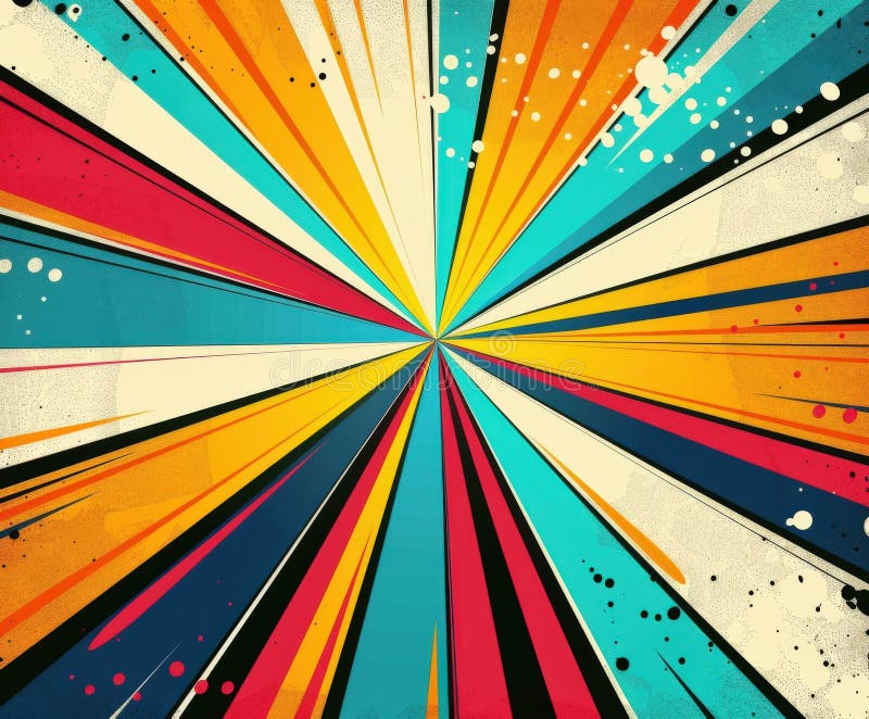 Colorful Abstract Template with Dynamic Lines and Bold Patterns Stock ...