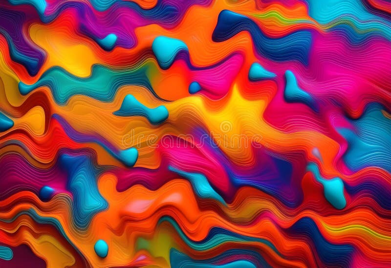 Colorful Abstract Texture, Can Be Use As Background or Wallpaper Stock ...