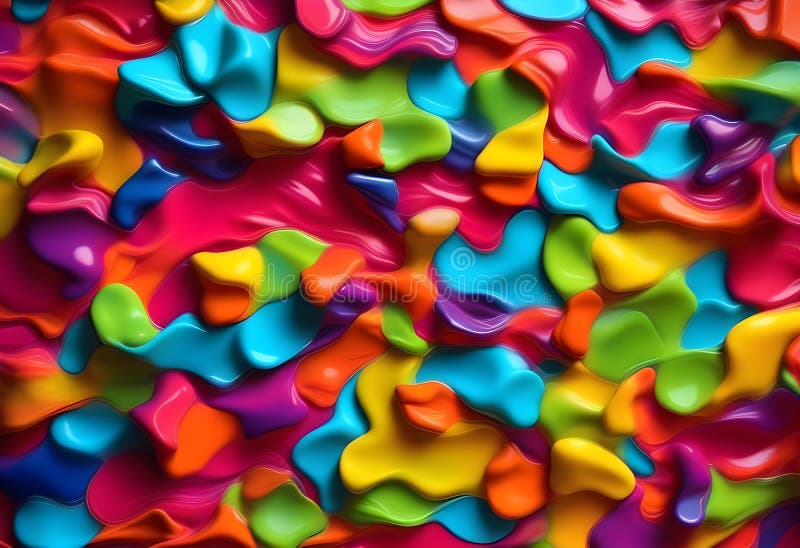 Colorful Abstract Texture, Can Be Use As Background or Wallpaper Stock ...