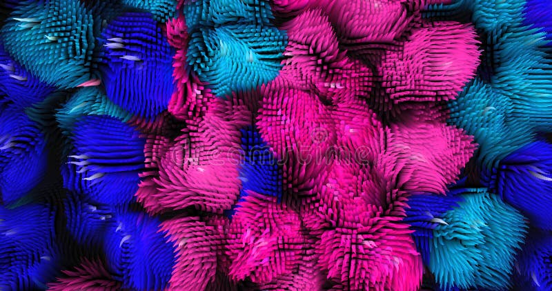 Colorful Abstract Texture Created with Gradient Flow and 3D Structure ...