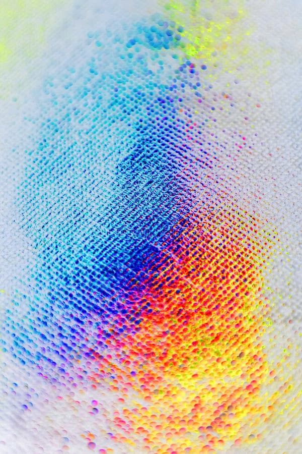 Colorful Abstract Texture with Rainbow Gradient Dots and Artistic ...