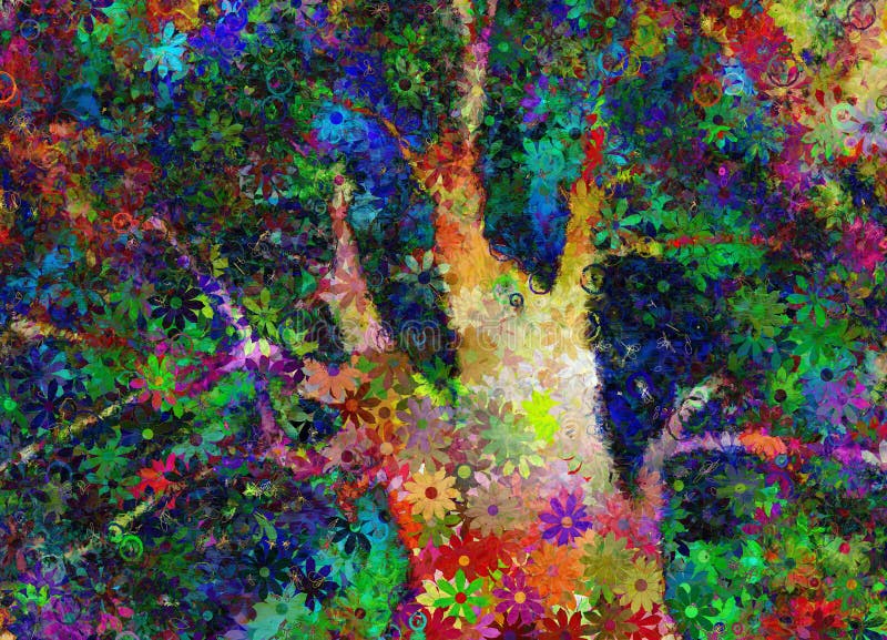 Abstract Tree stock illustration. Illustration of nature - 3206880