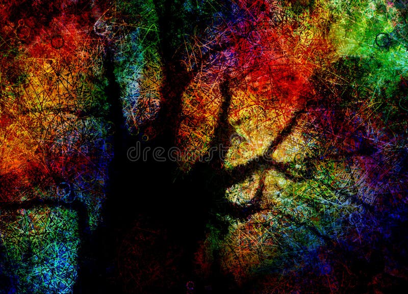 Abstract Tree stock illustration. Illustration of nature - 3206880