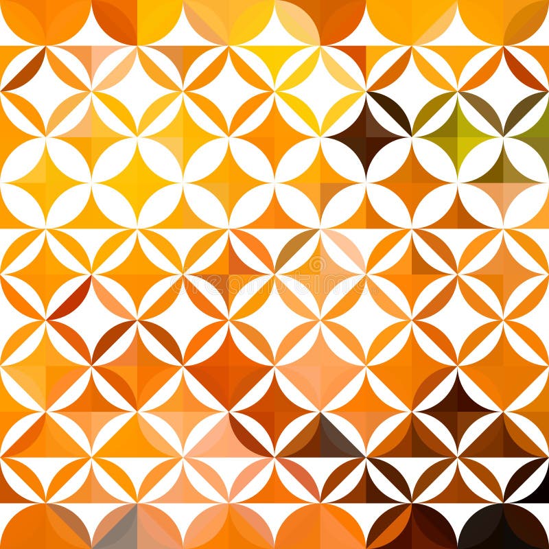 Colorful Abstract Triangular Orange Pattern Stock Vector - Illustration ...