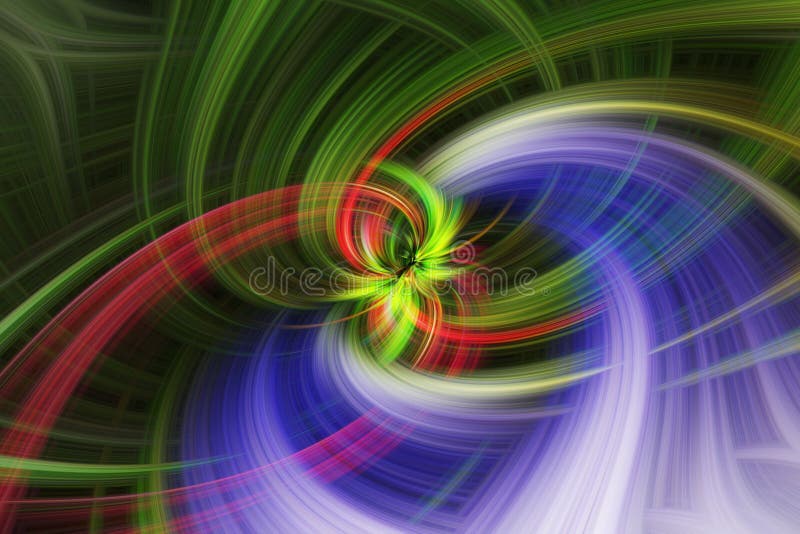 Colorful Abstract Twirl Effect for Background Stock Illustration ...