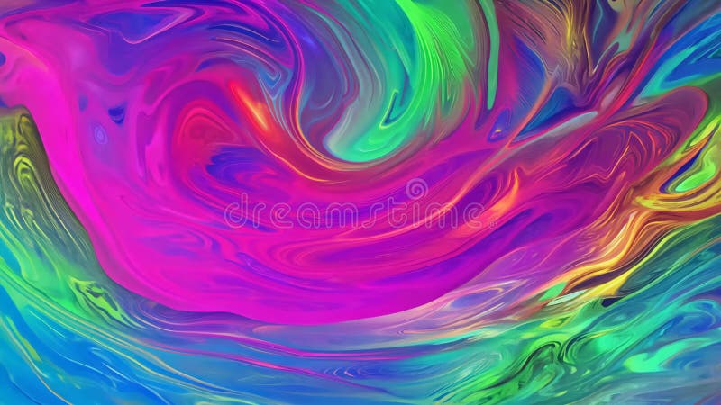 Colorful Abstract Wallpaper Featuring Dynamically Swirling Patterns ...