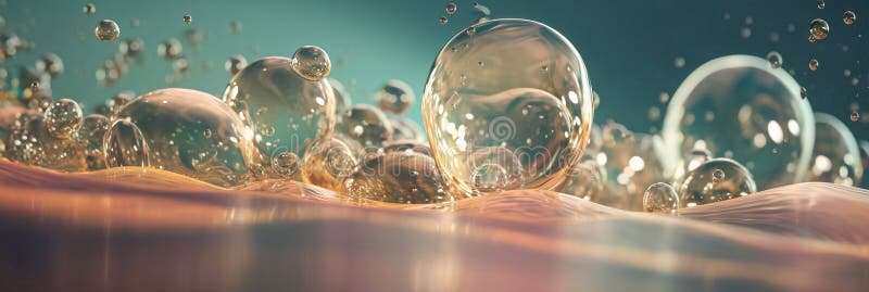 Colorful Abstract Water Background. Water Toned in Different Colors ...