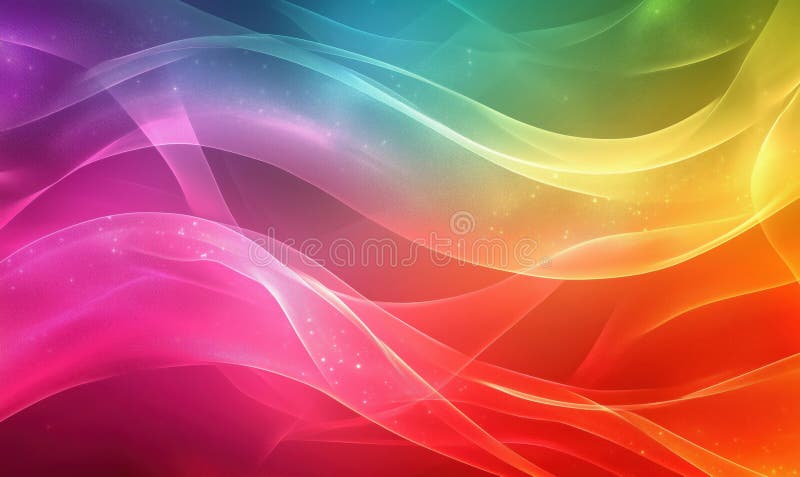Colorful Abstract Wave Background with Smooth Gradients and Light Effects Stock Photo - Image of ...