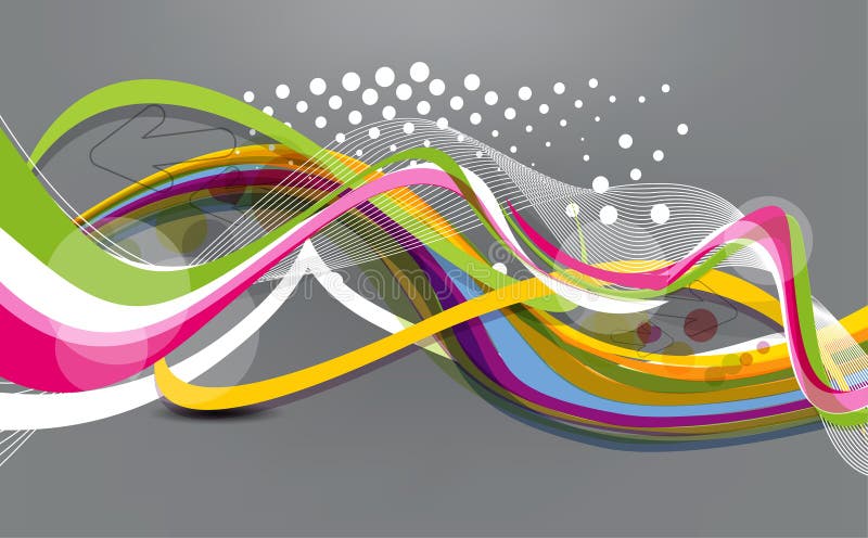Colorful Abstract Wave Background Stock Vector - Illustration of bubble ... Colorful Abstract Wave Background Stock Vector - Illustration of bubble ...