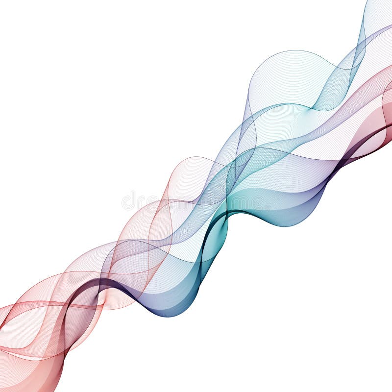 Colorful Abstract Wave. Layout for Presentation. Eps 10 Stock Vector ...