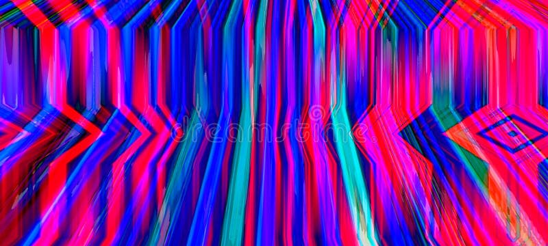Colorful Abstract Wave Pattern with Vibrant Hues Stock Illustration ...