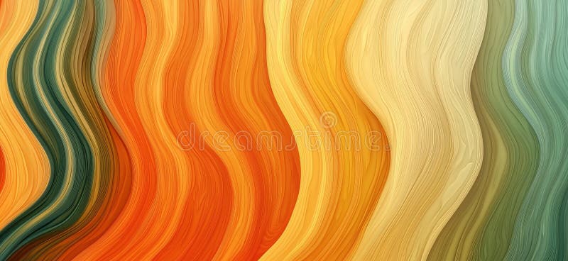 Colorful Abstract Wave Patterns in Warm and Cool Tones for Artistic ...