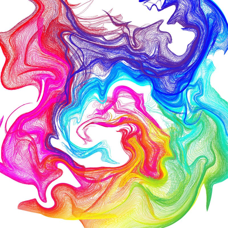 20031101colorful Abstract Wave Smooth Line Background Stock Vector ...