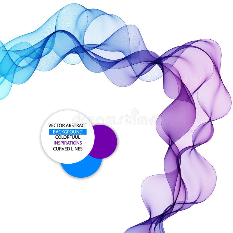 Colorful Abstract Wave. Vector Background. Presentation Template Stock ...