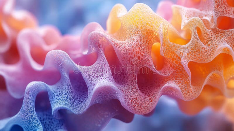 Colorful Abstract Waves in Vibrant Textures for Visual Impact Stock ...