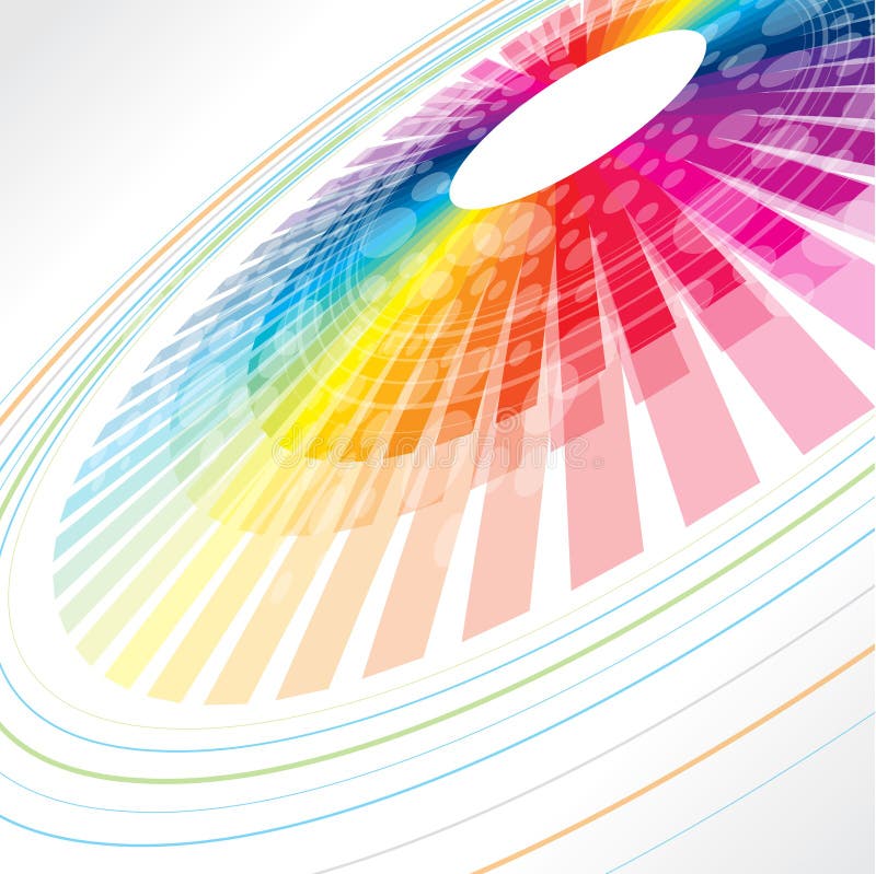 Colorful abstract wheel stock vector. Illustration of design - 26888283