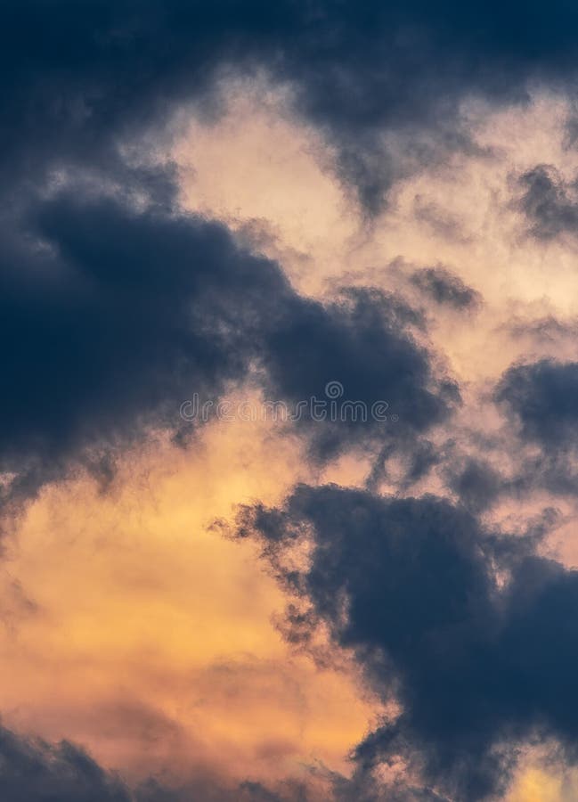 Colorful Abstracts Sky and Clouds Stock Image - Image of nature, color ...