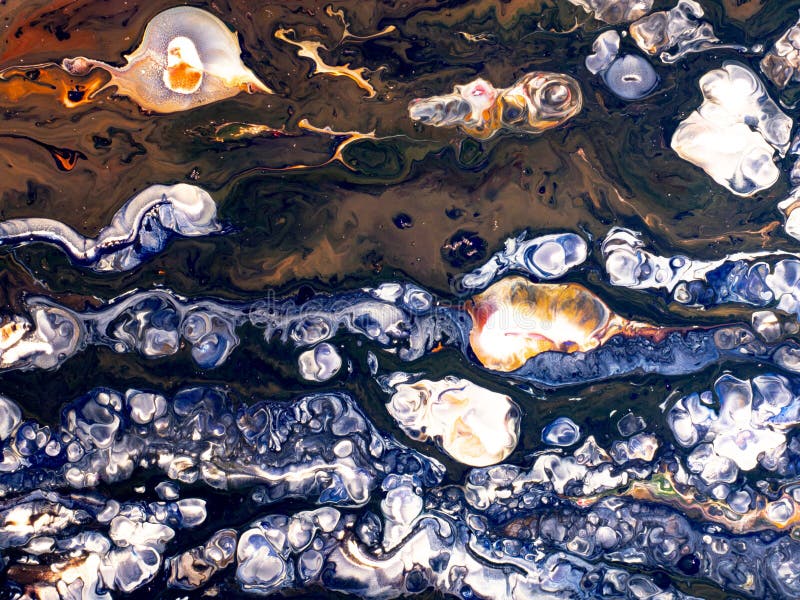 Colorful Acrylic Texture with Abstract Details Stock Photo - Image of ...