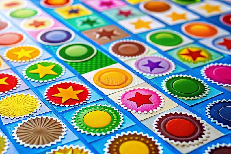 Colorful Adhesive Label Sheets for Businesses Crafts and Organization ...