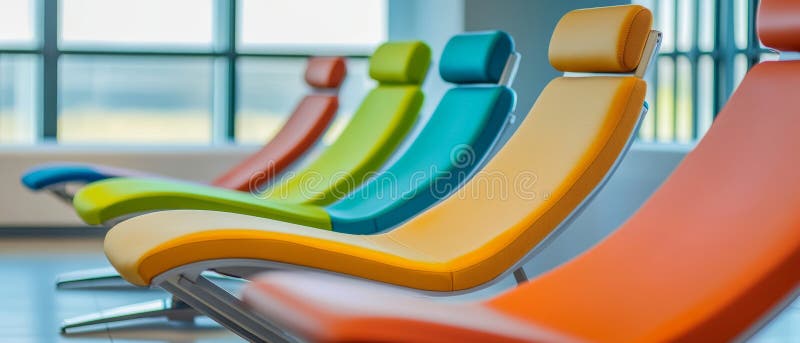 Colorful Adjustable Lounge Seating Enhances Modern Collaborative Office ...
