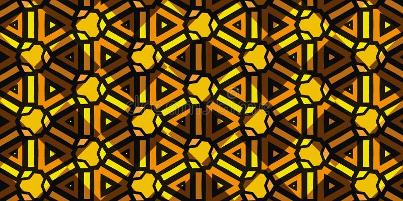 Colorful African Fabric - Seamless and Textured Pattern, Geometric ...