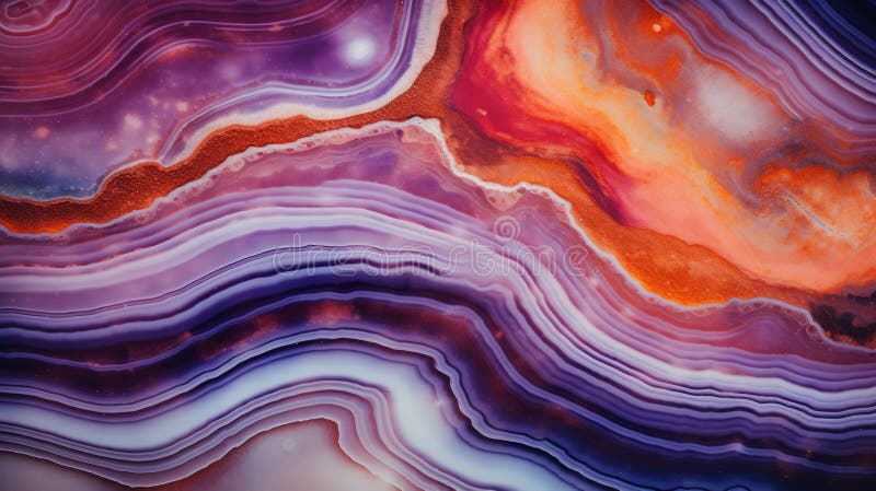 Colorful Agate Texture with Minimalistic and Clean Details AI Generated ...