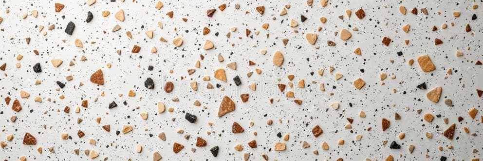 Colorful Aggregate Texture on White Surface, Modern Design Stock Image ...