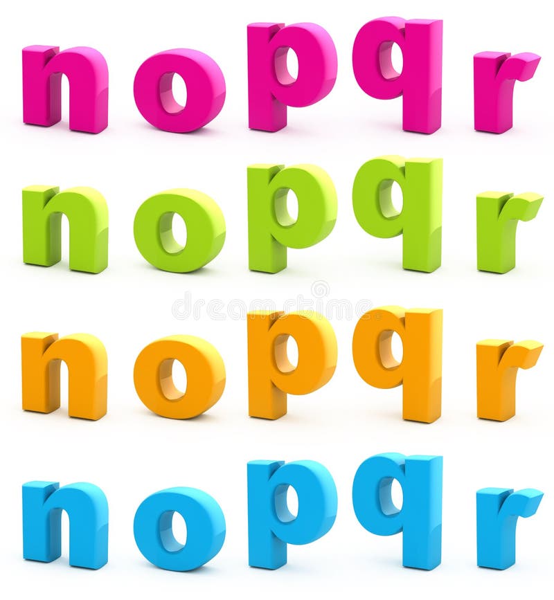 3d alphabet. stock illustration. Illustration of purple - 15665427