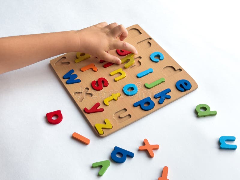 Colorful Alphabet Puzzle for Early Childhood Learning and Development ...