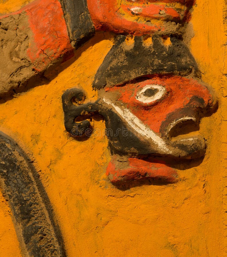 Inca Designs on a Wall in Peru Stock Photo - Image of civilization ...