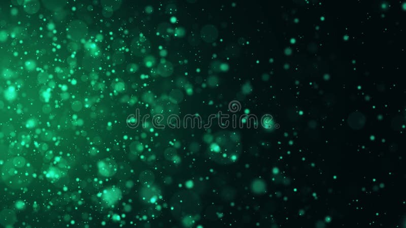 Colorful Animated Background of Bright Particles Flying Horizontally ...