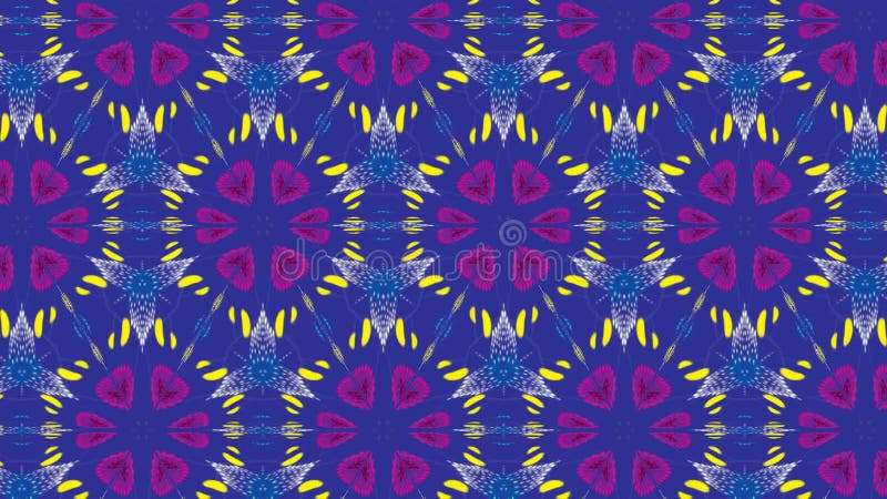 Colorful Animated Kaleidoscopic Seamless Shapes Transform into ...